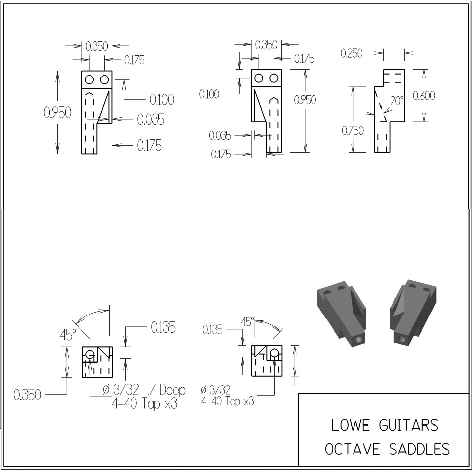 Lowe Custom Guitars 8 & 10-string Bass Guitar Bridges | TalkBass.com